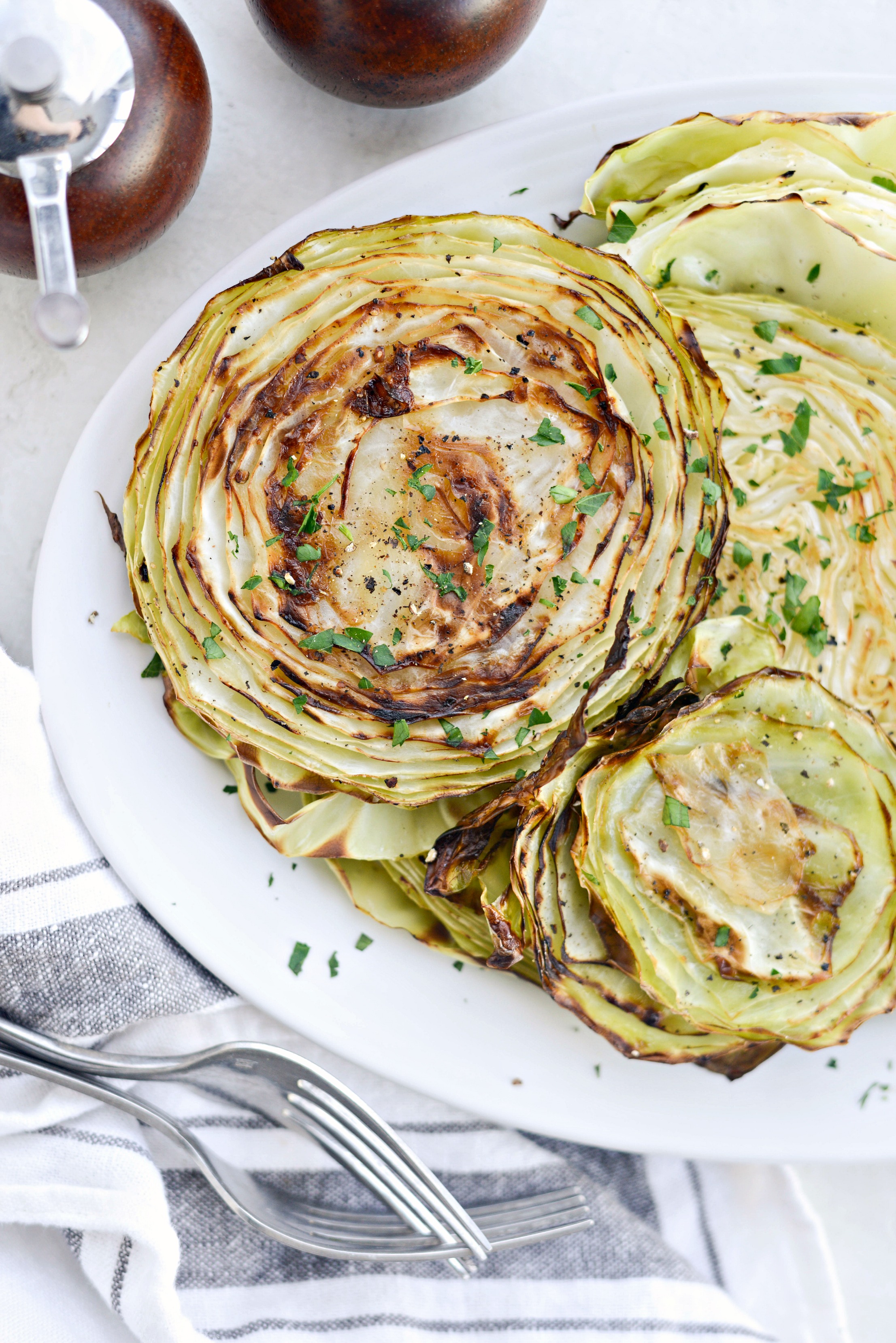 Roasted Cabbage Steaks - Simply Scratch