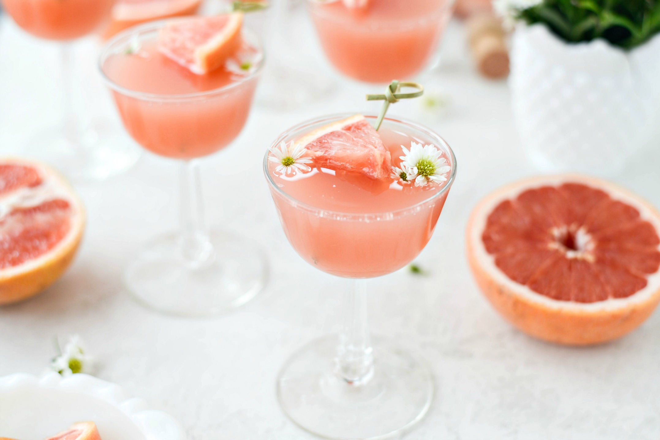 Grapefruit Rosé Mimosas - Simply Scratch