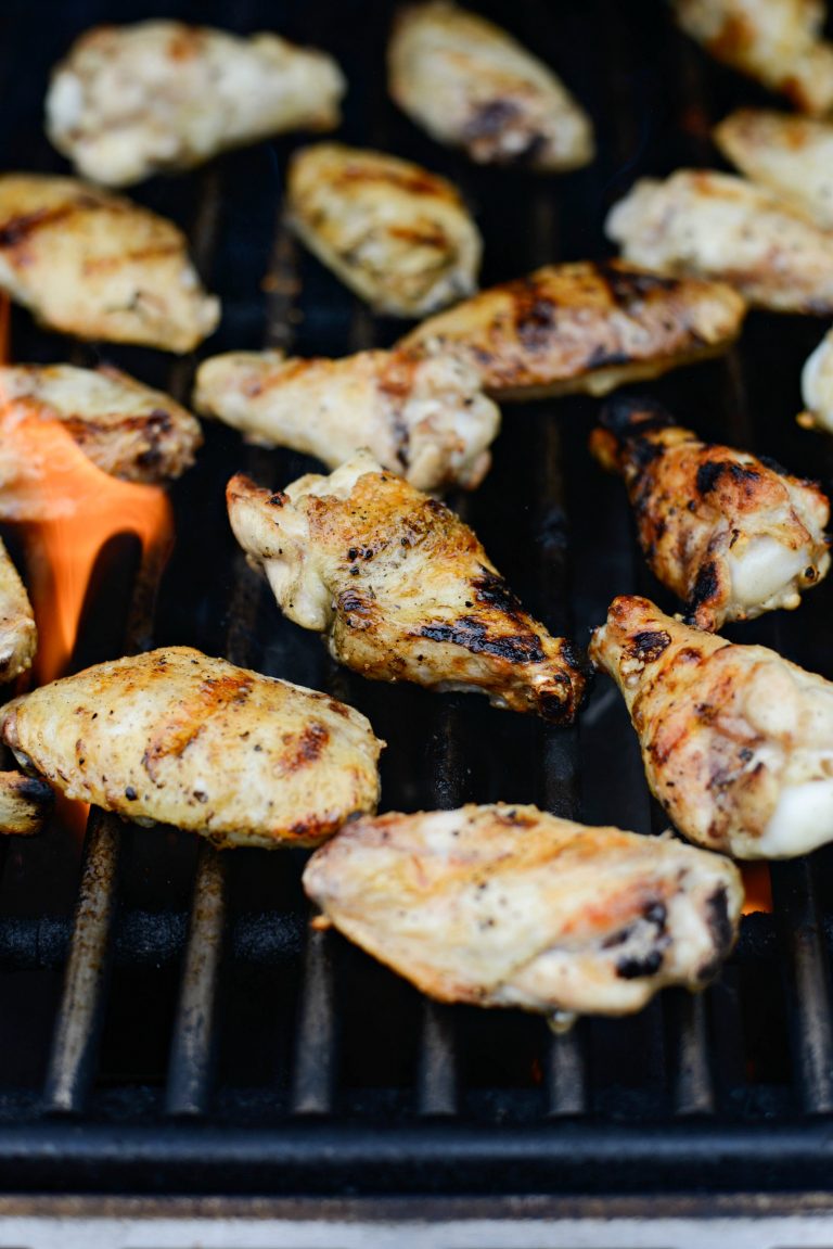 Grilled Cherry Chipotle Chicken Wings - Simply Scratch