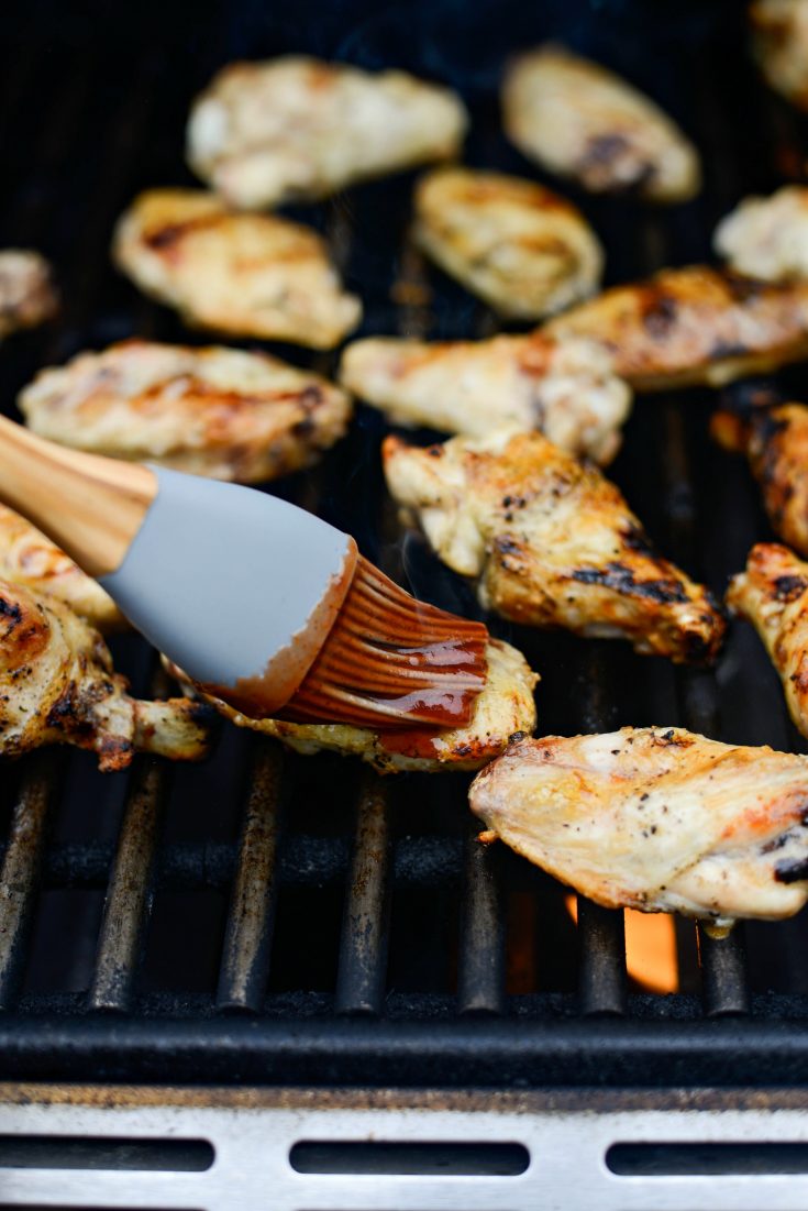 Grilled Cherry Chipotle Chicken Wings - Simply Scratch