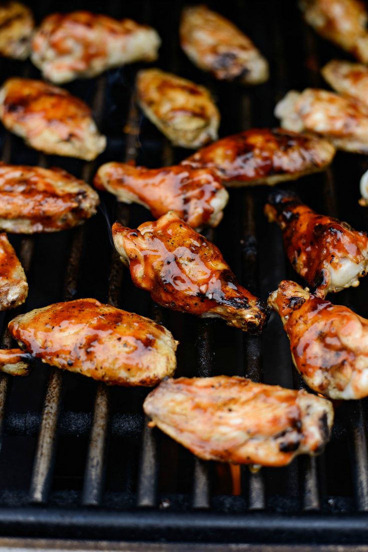 Grilled Cherry Chipotle Chicken Wings - Simply Scratch