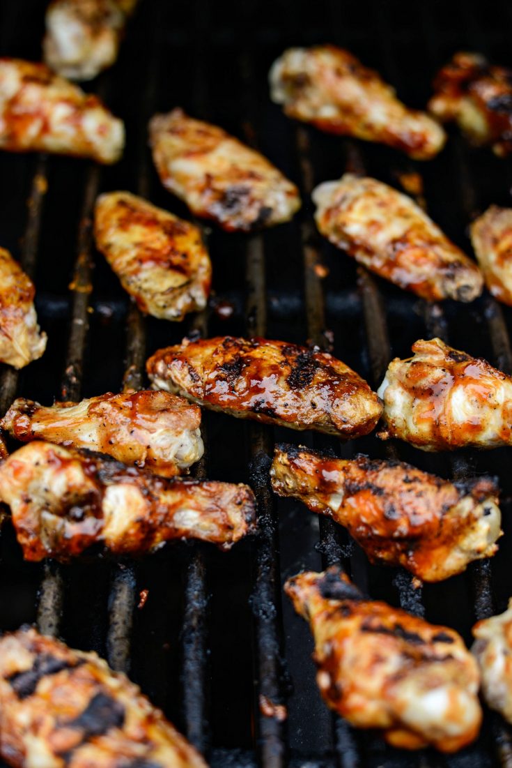 Grilled Cherry Chipotle Chicken Wings - Simply Scratch