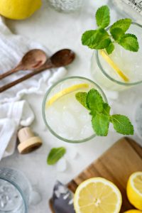 Lemon Gin Fizz - Simply Scratch