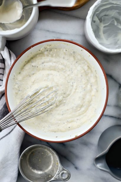 Greek Yogurt Caesar Dressing - Simply Scratch