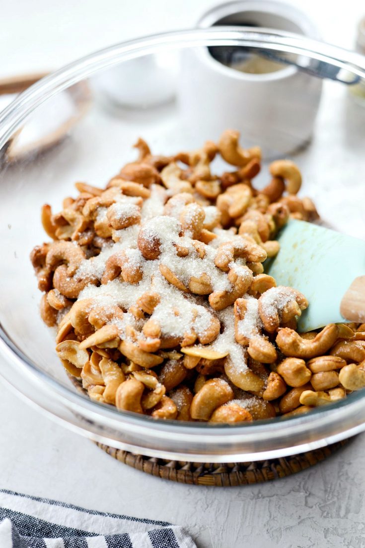 Honey Roasted Cashews - Simply Scratch
