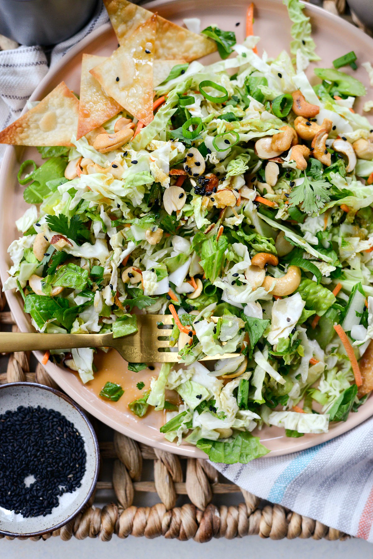 Asian Cabbage Chopped Salad - Simply Scratch