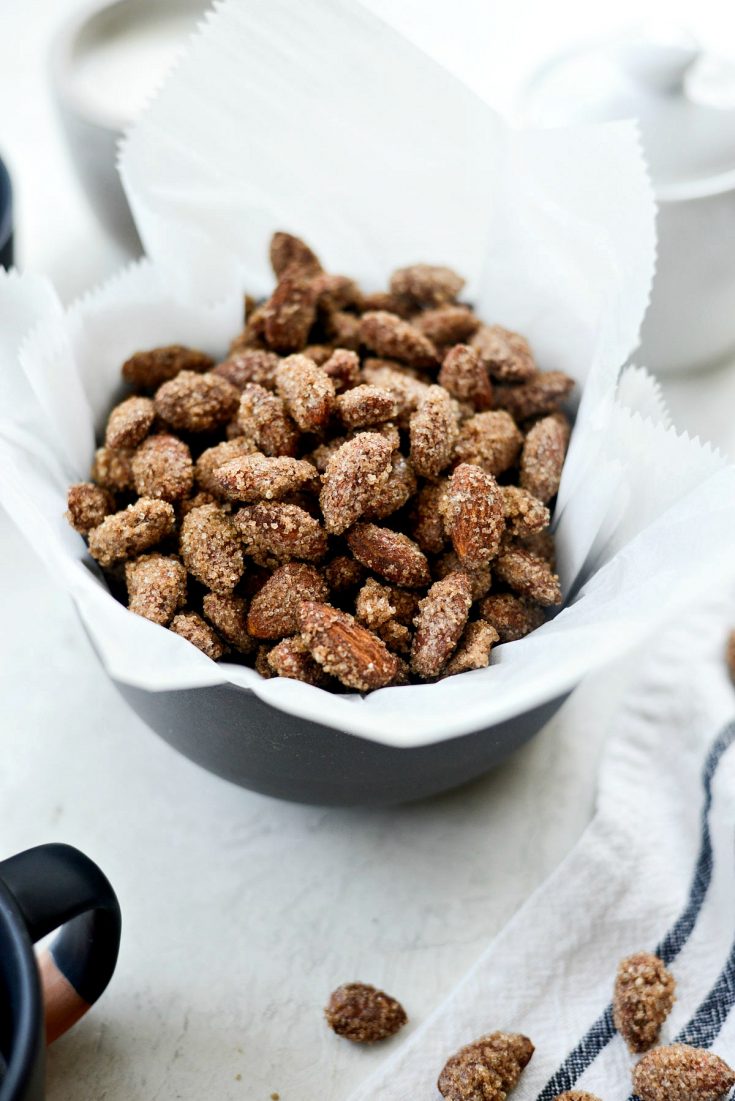 Cinnamon Sugar Almonds - Simply Scratch