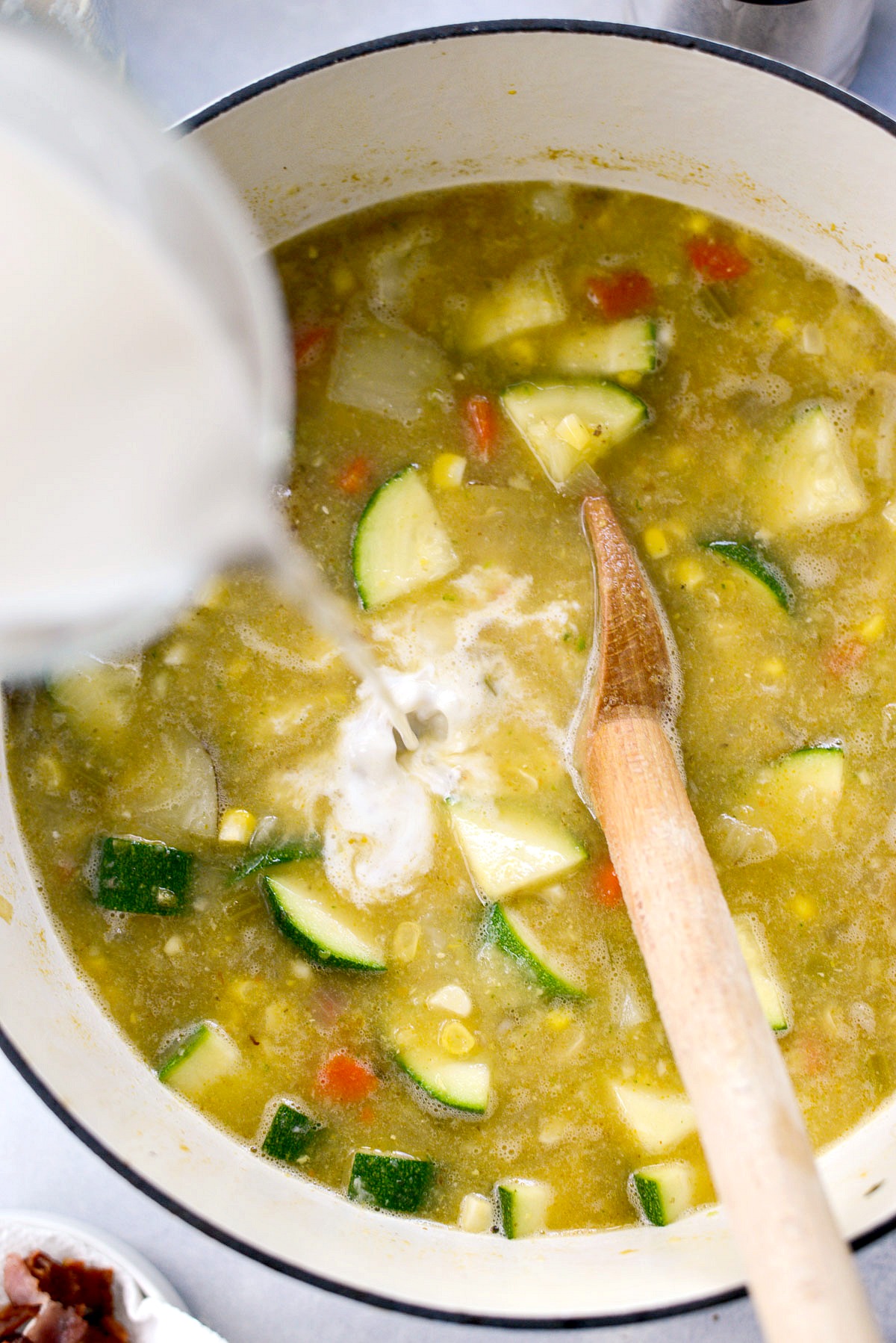 Summer Corn and Zucchini Chowder - Simply Scratch