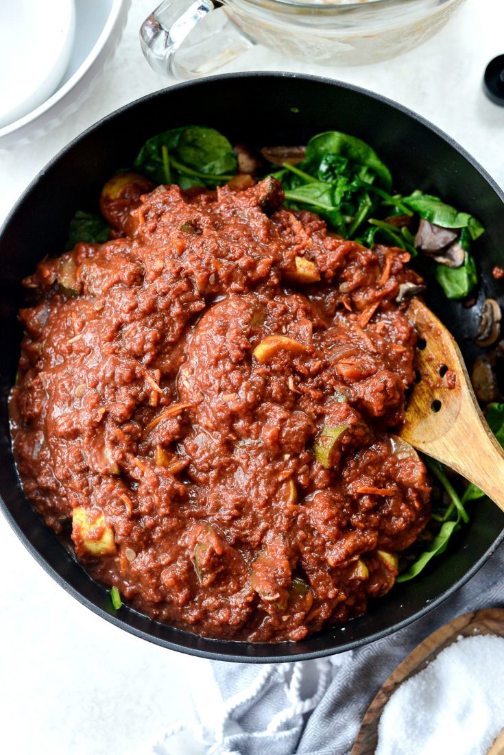 Three Cheese Vegetable Mostaccioli - Simply Scratch