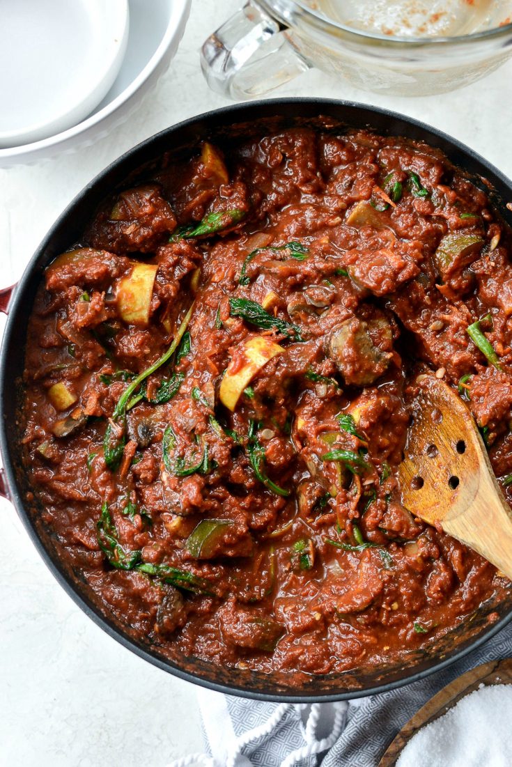 Three Cheese Vegetable Mostaccioli - Simply Scratch