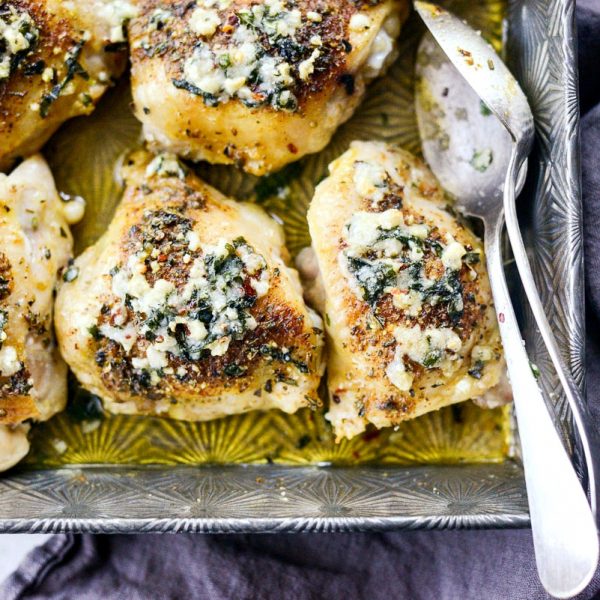 Parmesan Garlic Baked Chicken - Simply Scratch