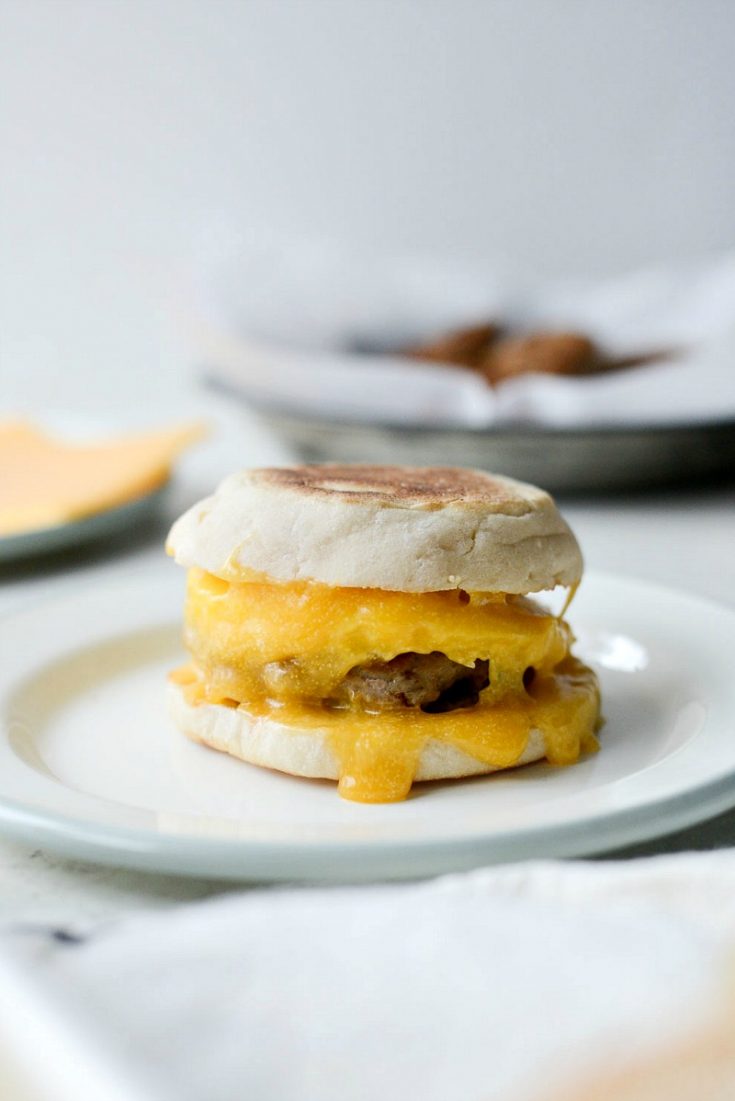 Sausage Egg and Cheese Breakfast Sandwiches - Simply Scratch