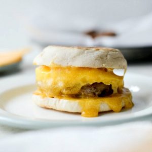 Sausage Egg and Cheese Breakfast Sandwiches - Simply Scratch