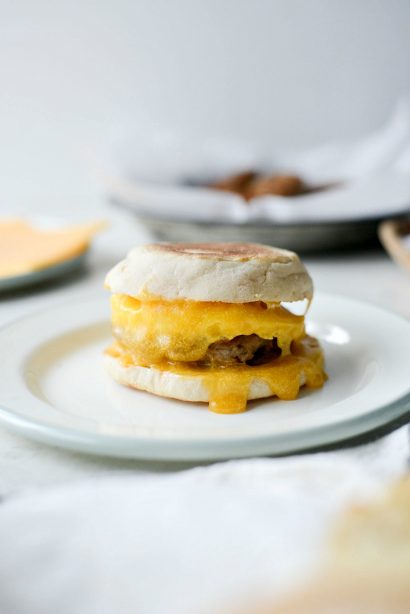Sausage Egg and Cheese Breakfast Sandwiches - Simply Scratch