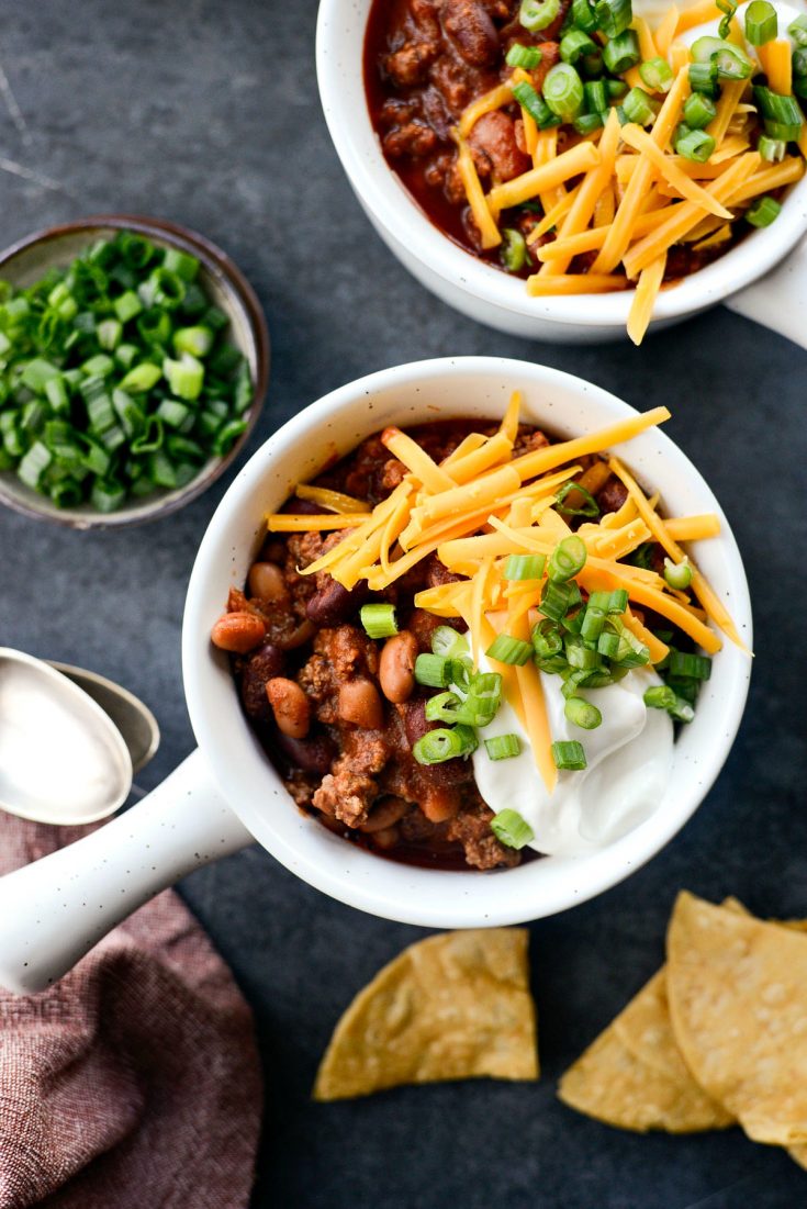 Easy Loaded Chili - Simply Scratch