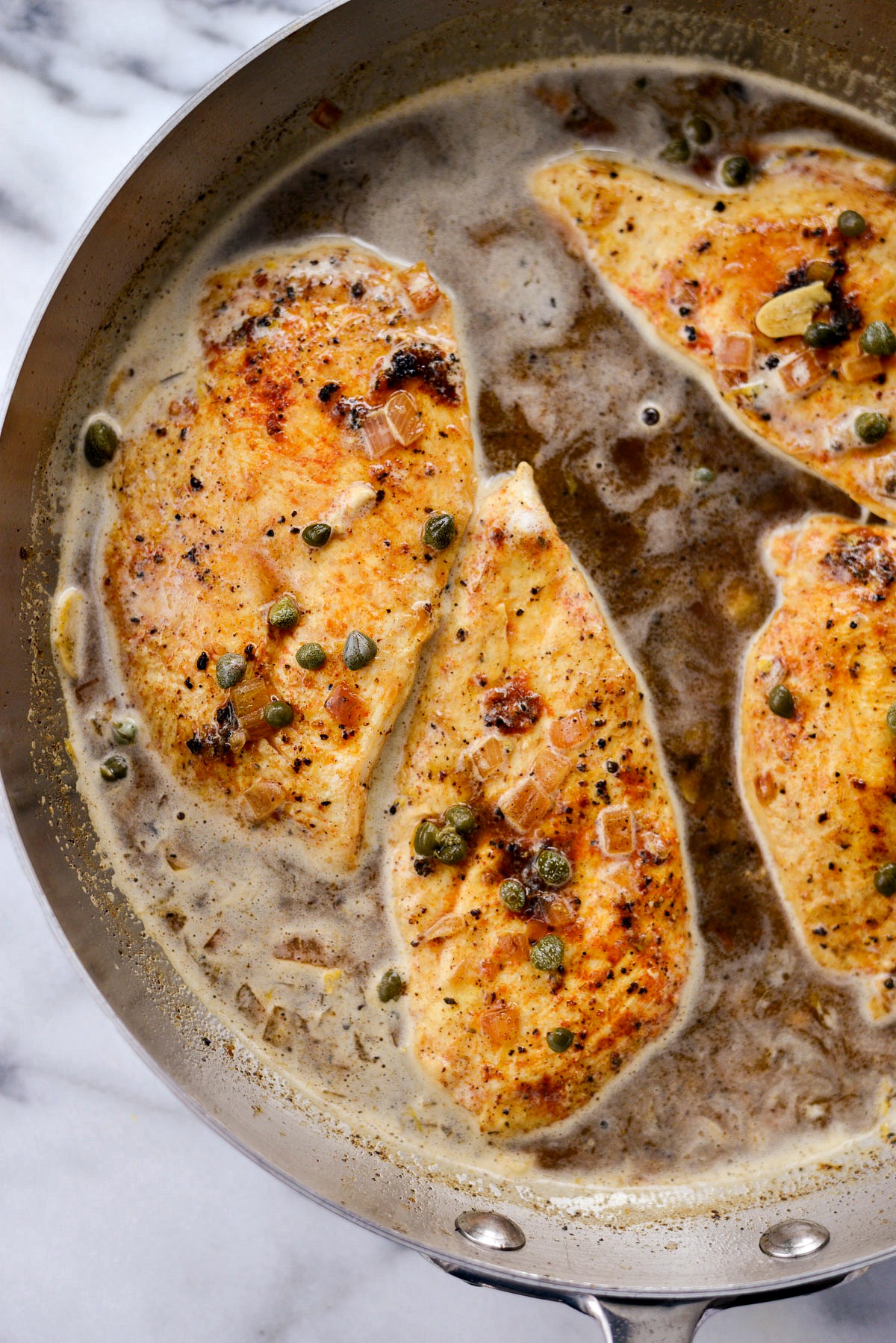 Lighter Chicken Piccata - Simply Scratch