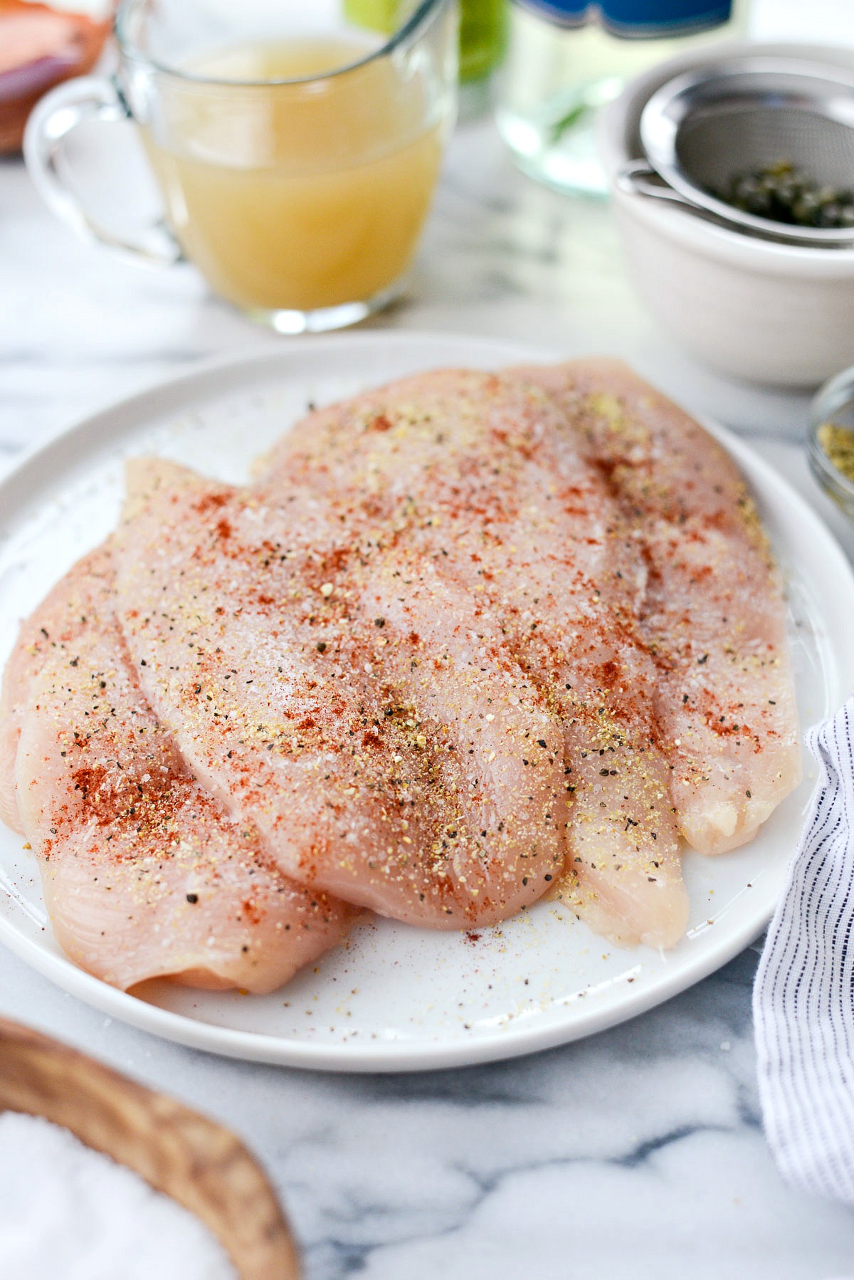 Lighter Chicken Piccata - Simply Scratch