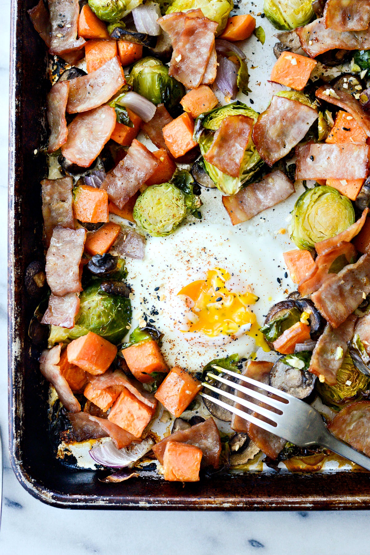 Sheet Pan Breakfast Hash - Simply Scratch