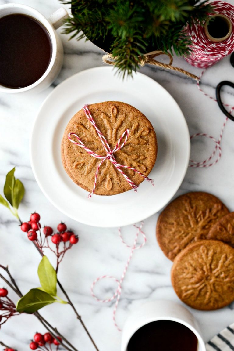 Speculoos Cookies (Dutch Windmill Cookies) - Simply Scratch