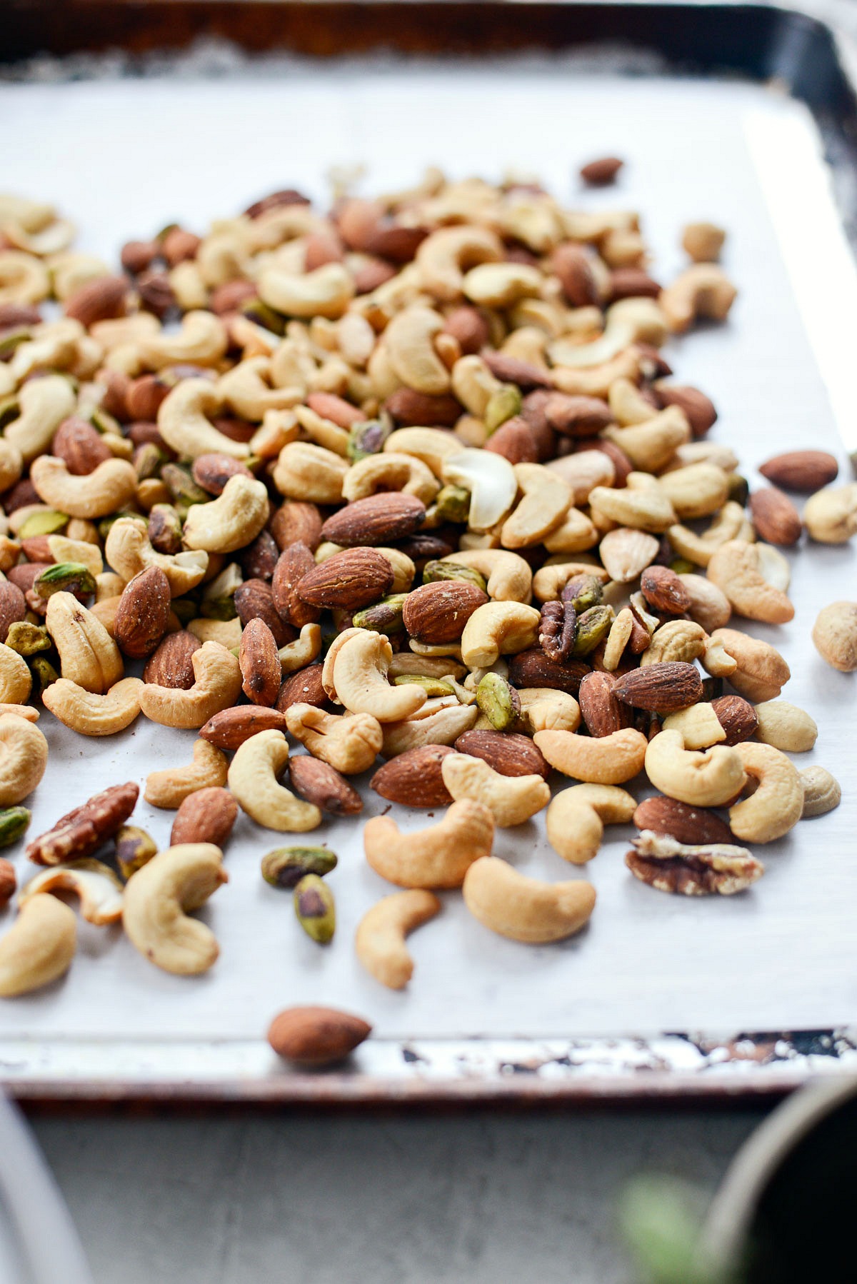 Sweet and Smoky Bar Nuts - Simply Scratch