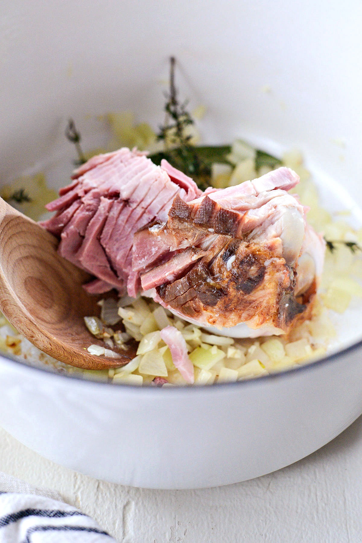 Ham and White Bean Soup - Simply Scratch