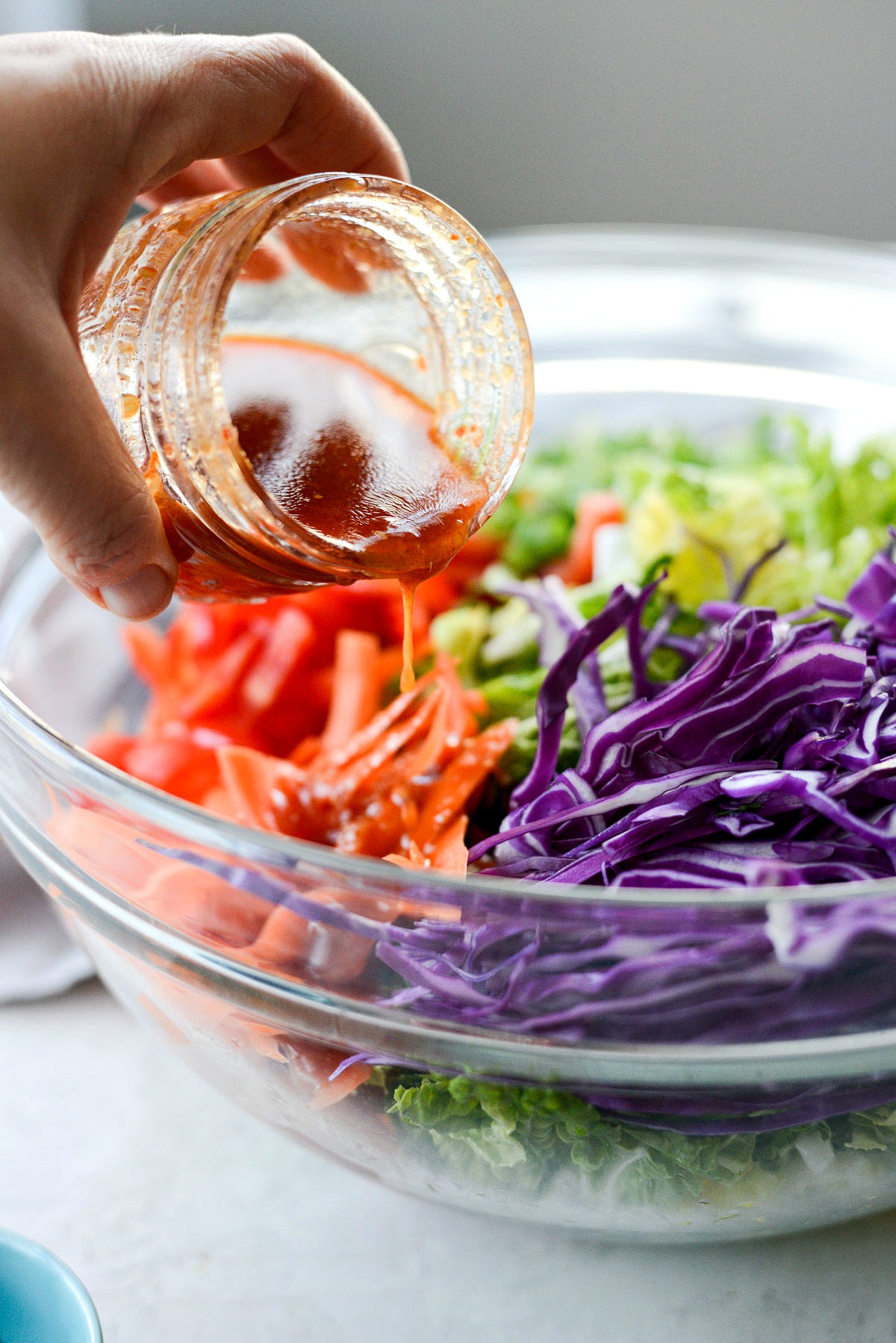 Spicy Korean Vegetable Slaw - Simply Scratch