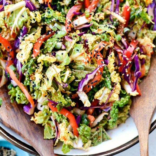 Spicy Korean Vegetable Slaw - Simply Scratch