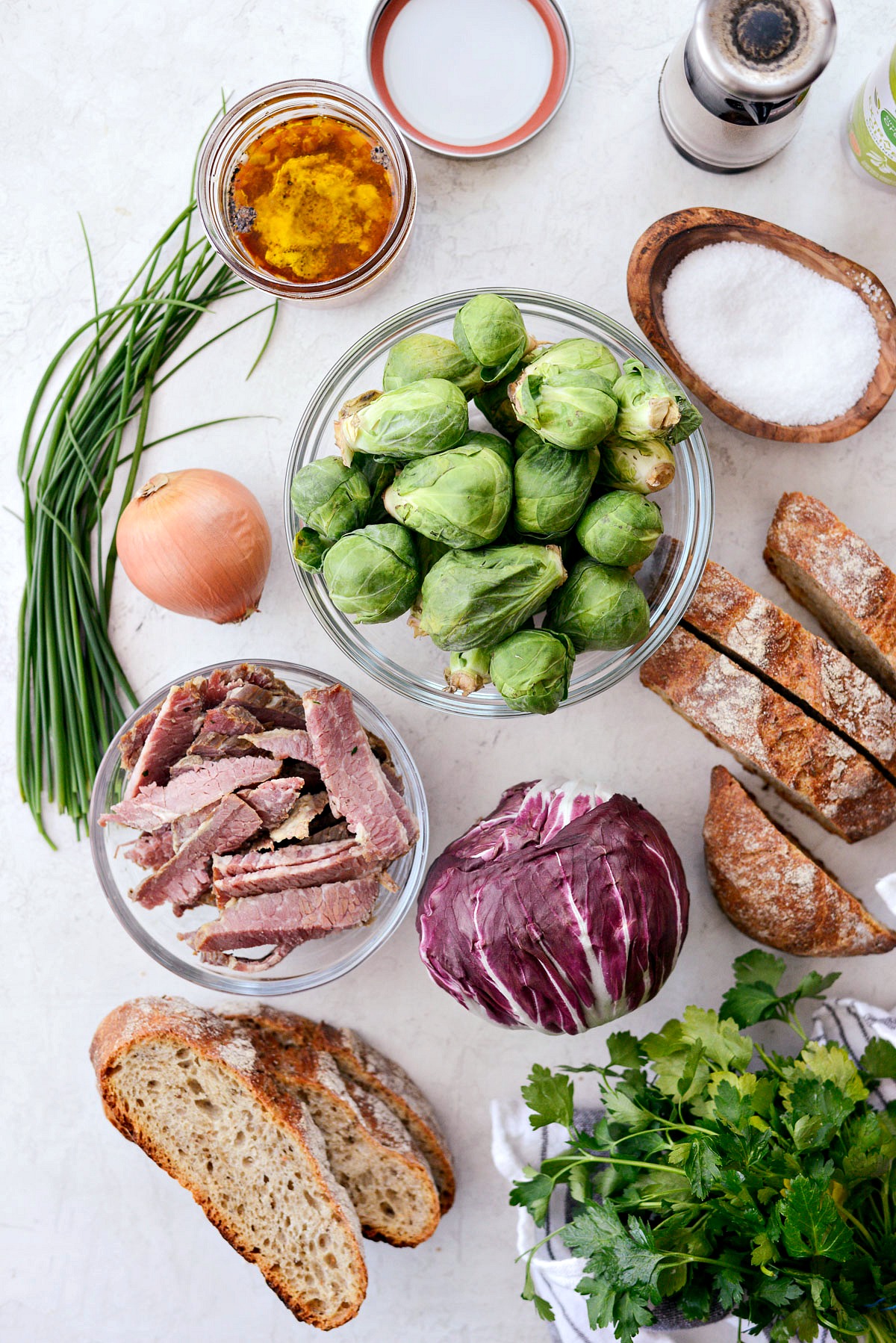 Corned Beef and Rye Panzanella - Simply Scratch