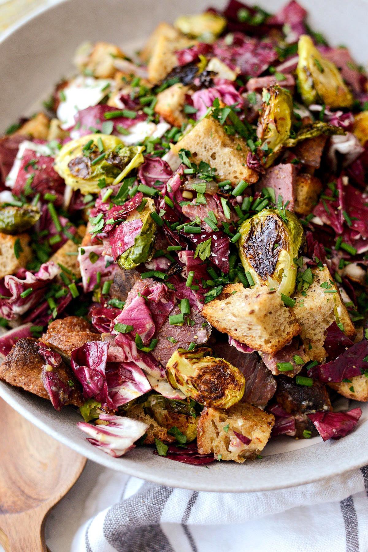 Corned Beef and Rye Panzanella - Simply Scratch