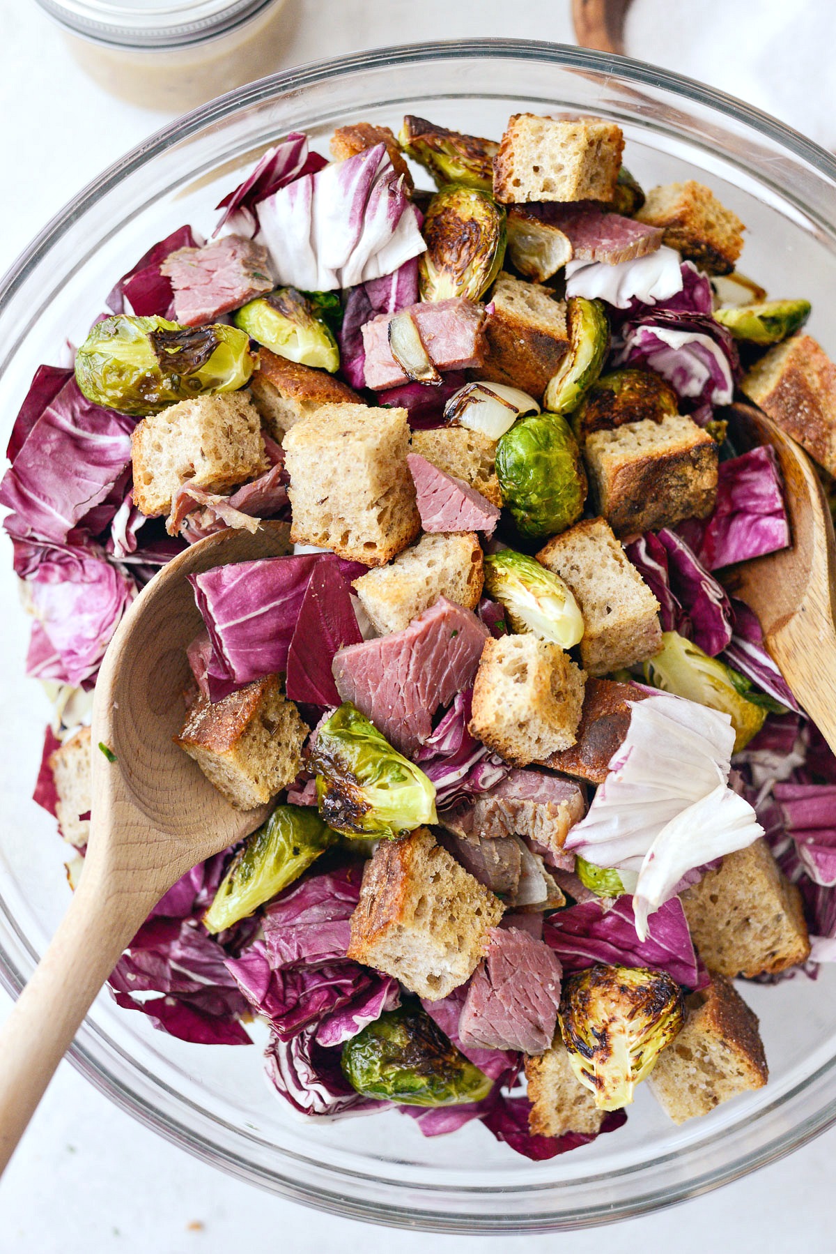 Corned Beef and Rye Panzanella - Simply Scratch
