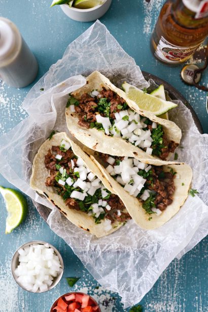 Easy Beef Street Tacos - Simply Scratch