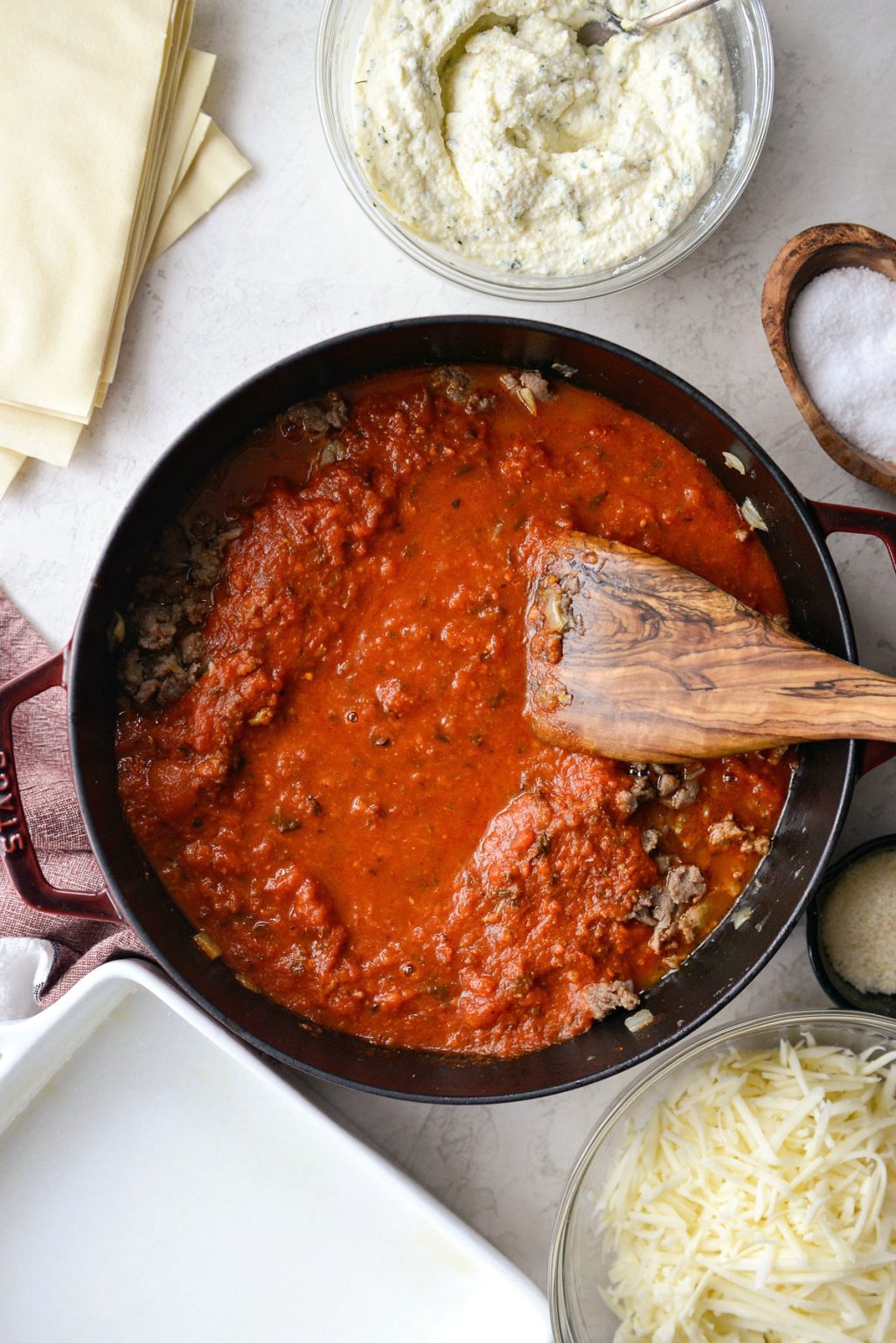 Small Batch Lasagna - Simply Scratch