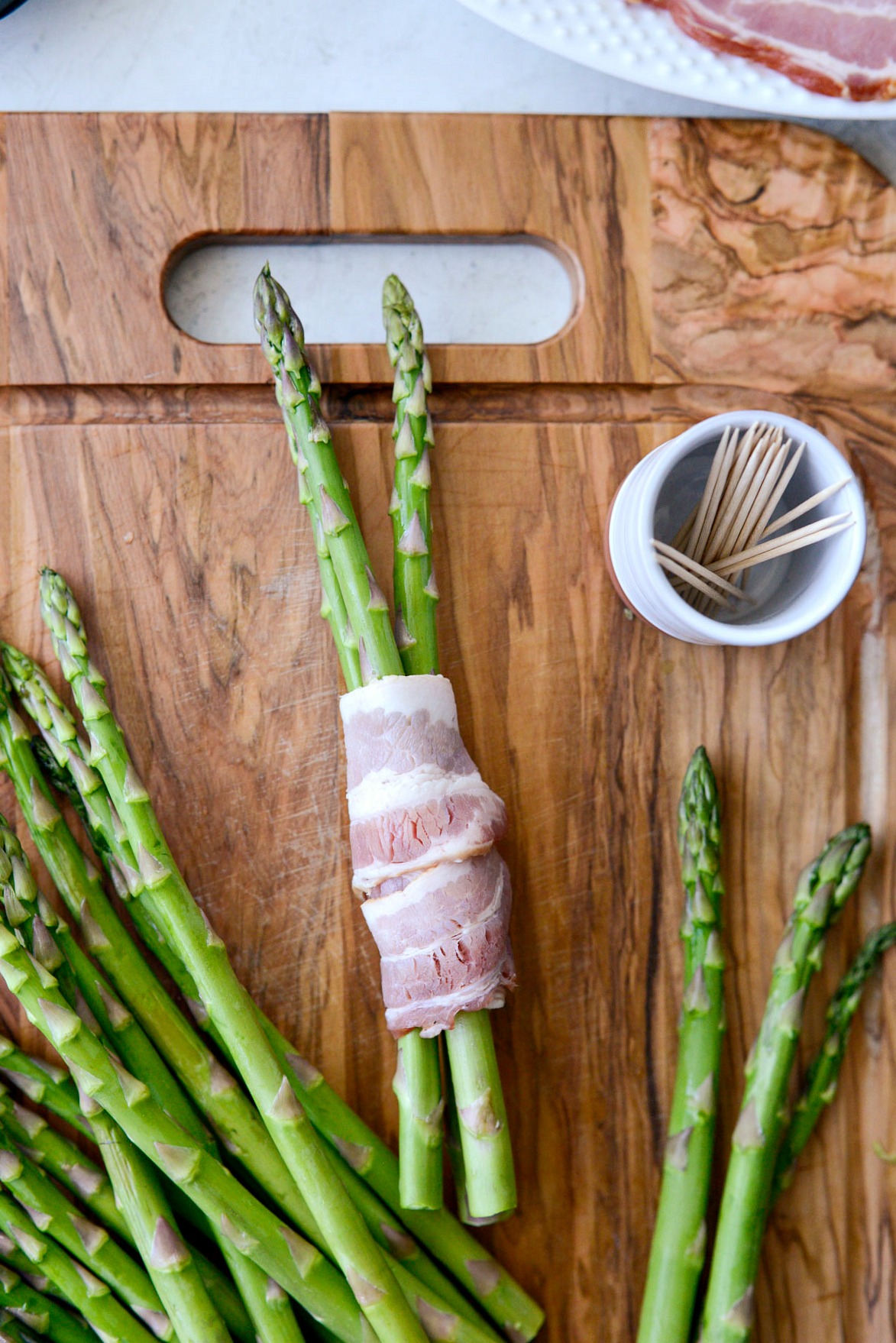 Bacon Wrapped Asparagus Bundles - Simply Scratch