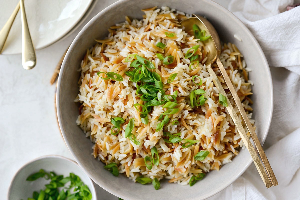 Simple Rice Pilaf - Simply Scratch