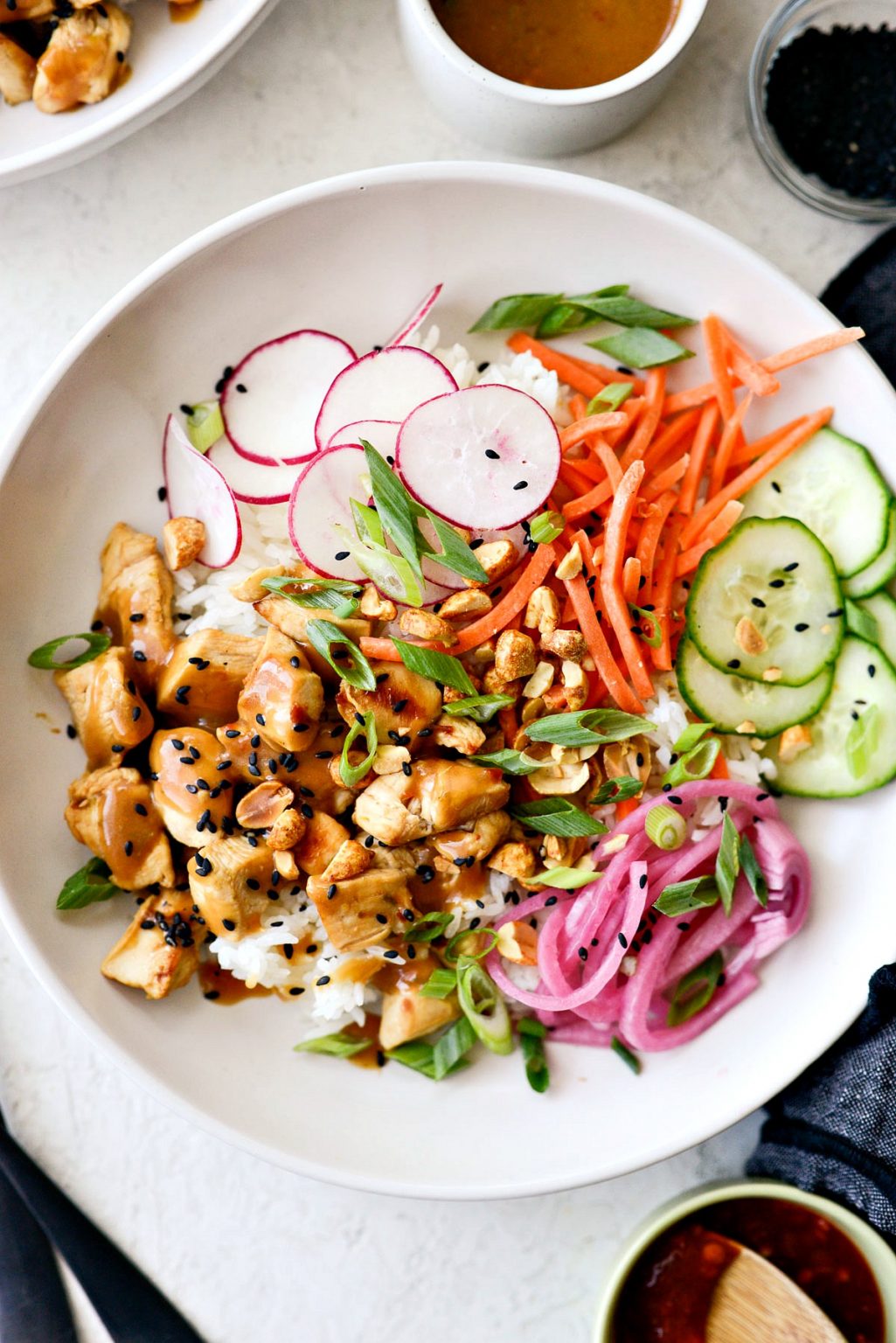 Ponzu Chicken Rice Bowls - Simply Scratch