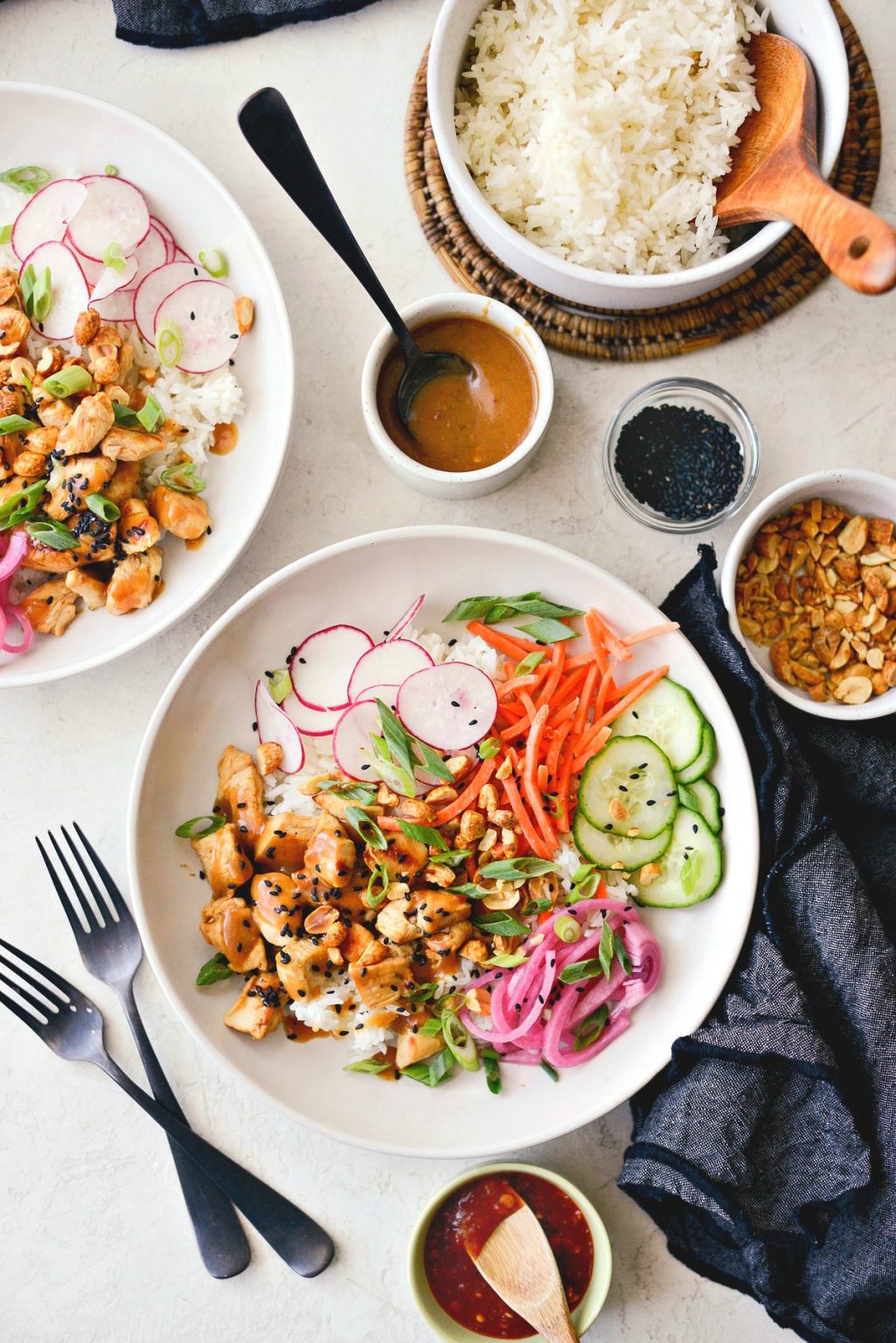 Ponzu Chicken Rice Bowls - Simply Scratch