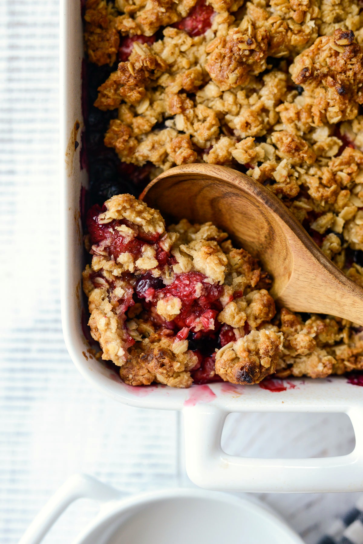 Homemade Berry Crisp Recipe - Simply Scratch
