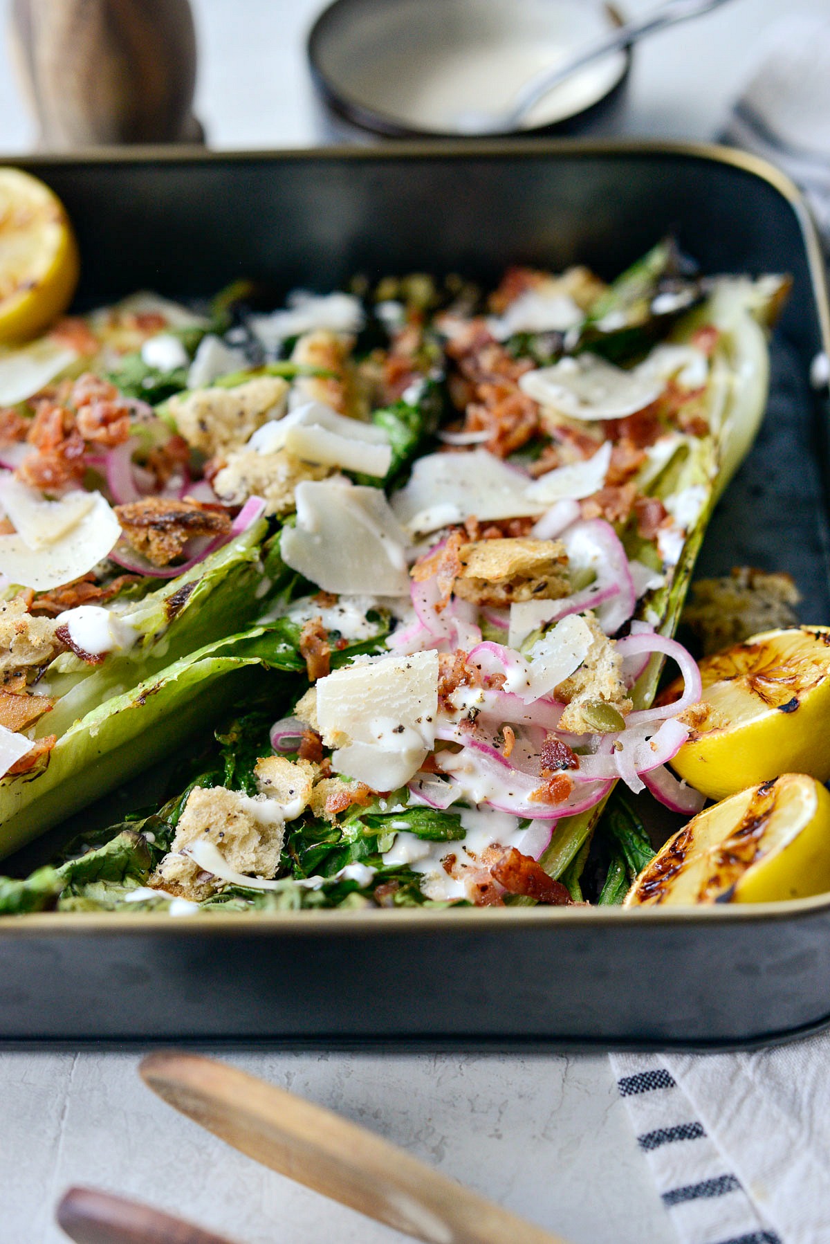 Grilled Romaine Salad - Simply Scratch