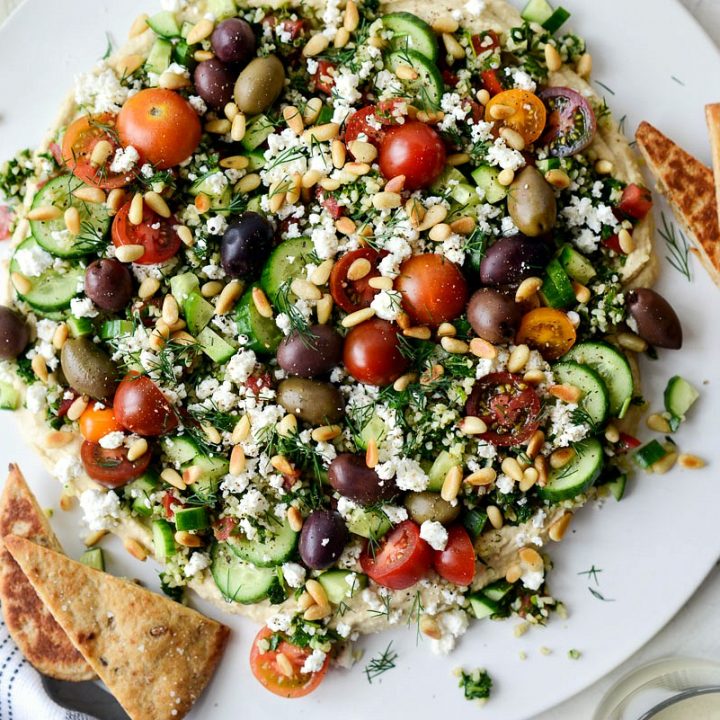 7-Layer Loaded Hummus Dip - Simply Scratch