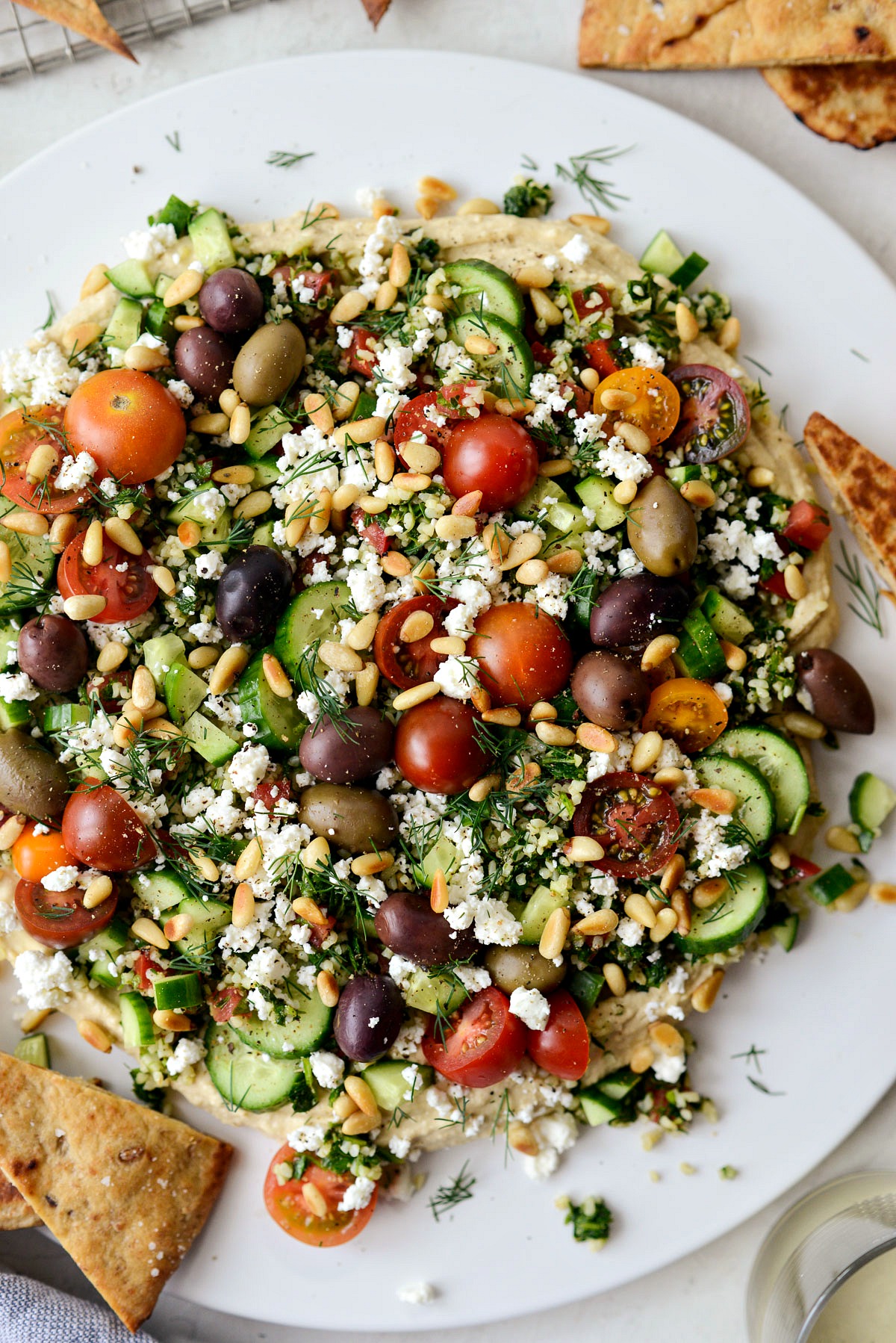 7-Layer Loaded Hummus Dip - Simply Scratch