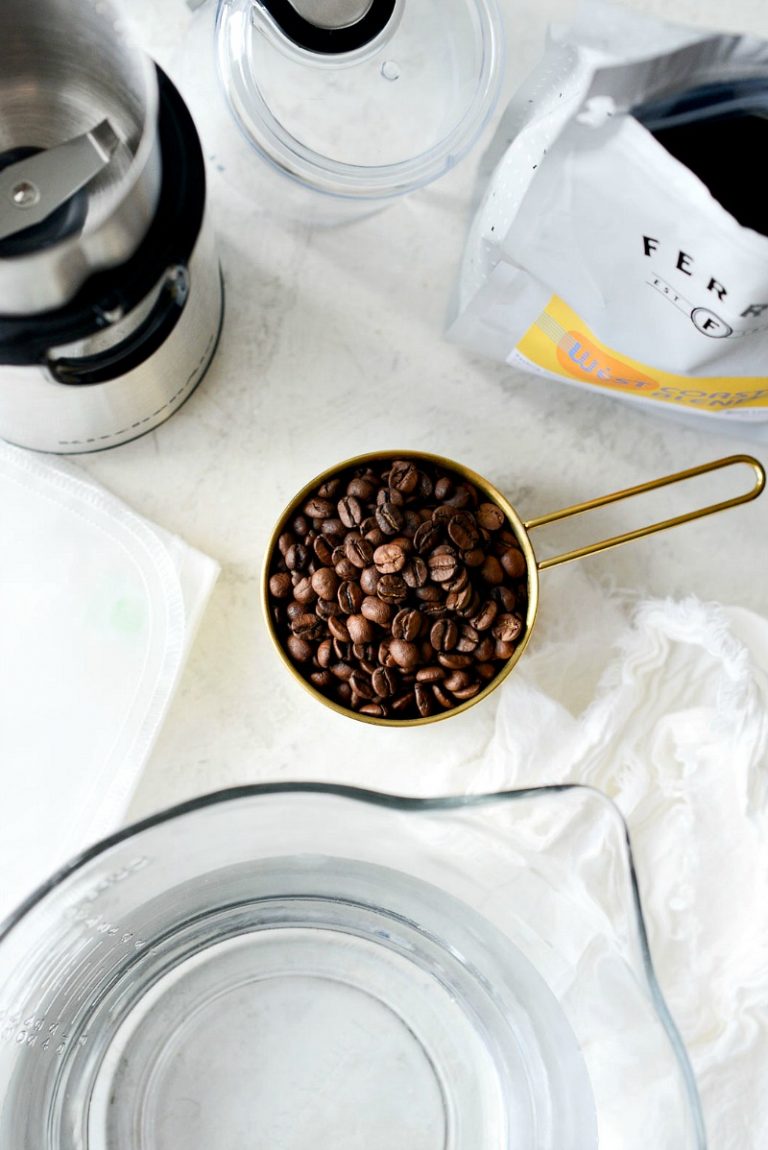 Easy Homemade Cold Brew Coffee - Simply Scratch