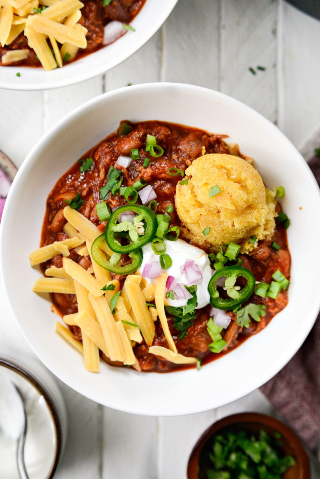 Smoky Pulled Pork Chili Simply Scratch