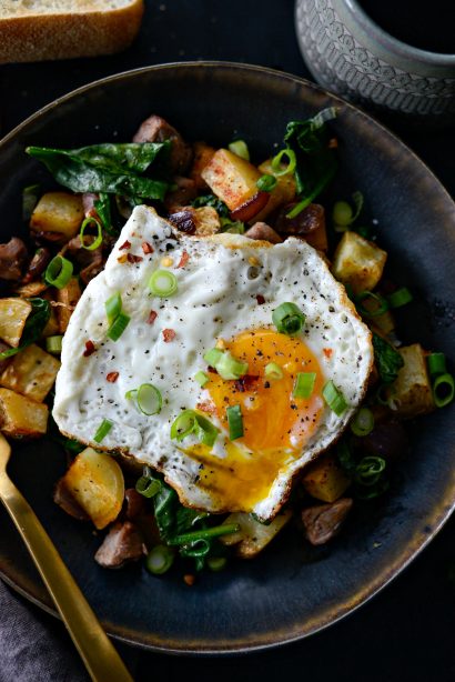 Leftover Prime Rib Breakfast Hash (Sheet Pan Hash) - Simply Scratch