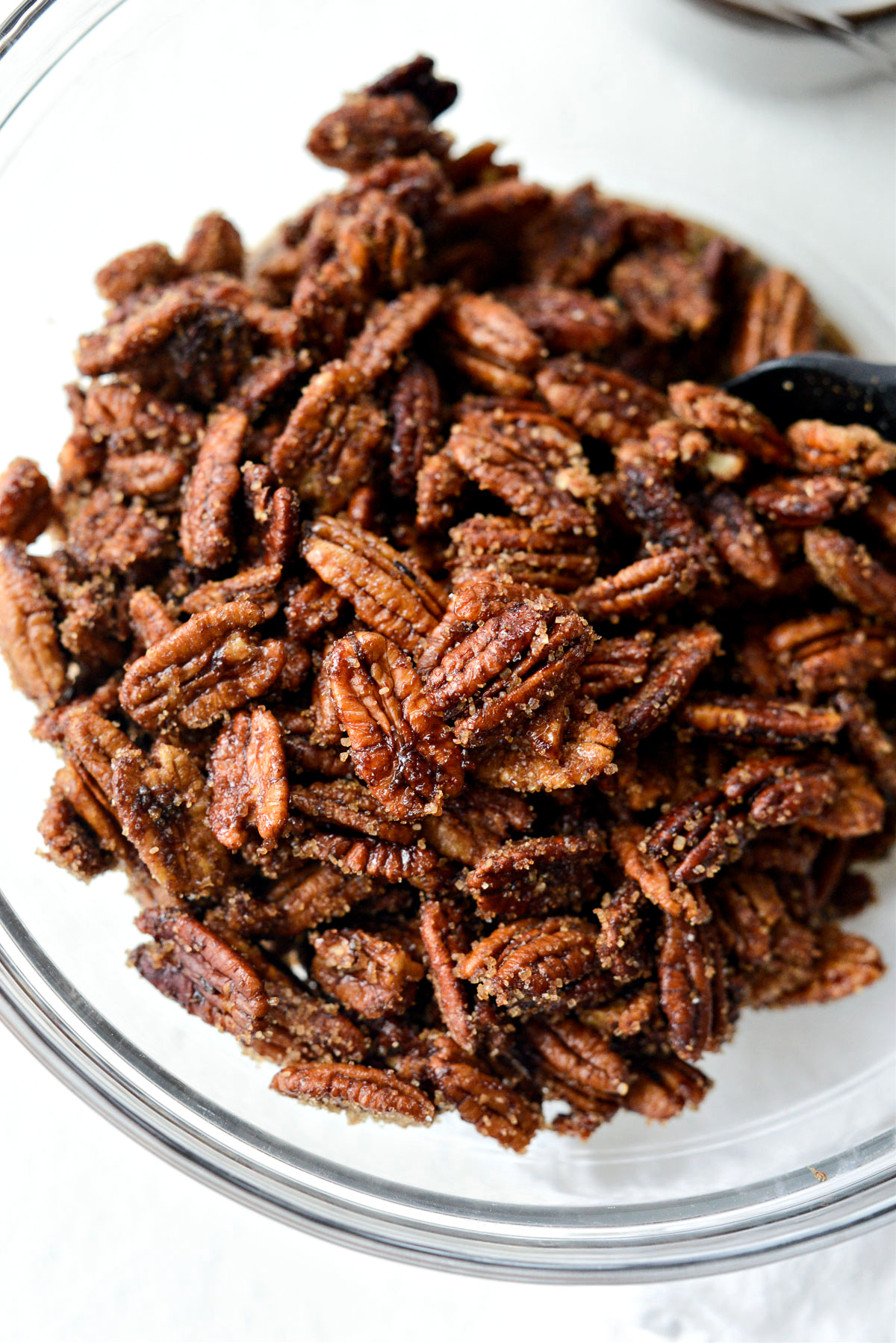 Honey Vanilla Bourbon Pecans - Simply Scratch