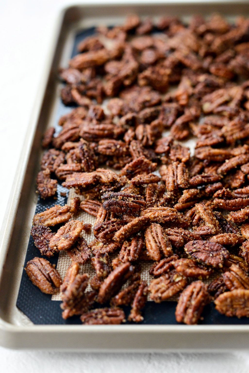 Honey Vanilla Bourbon Pecans - Simply Scratch