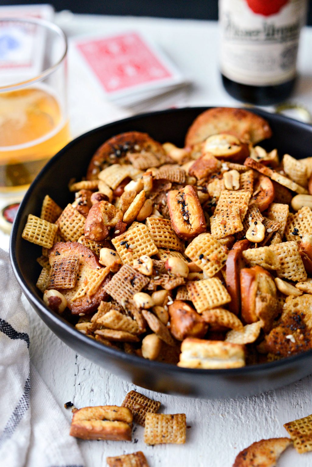Everything Plus the Bagel Chex Mix - Simply Scratch