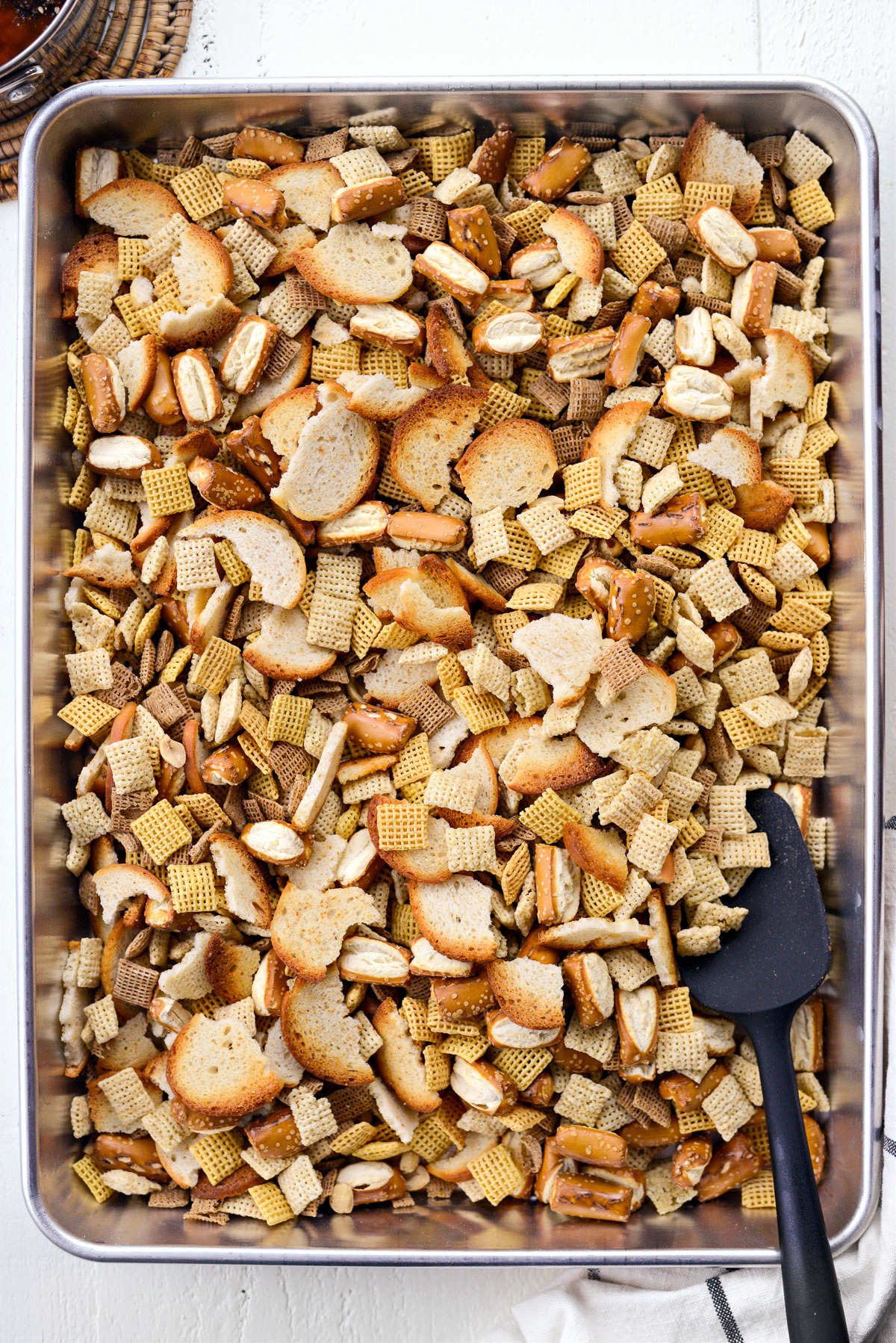 Everything Plus the Bagel Chex Mix - Simply Scratch