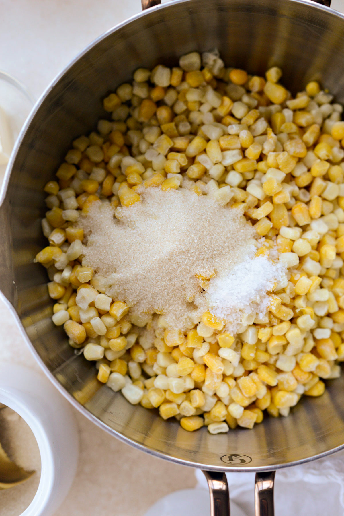 Parmesan Garlic Corn Au Gratin - Simply Scratch