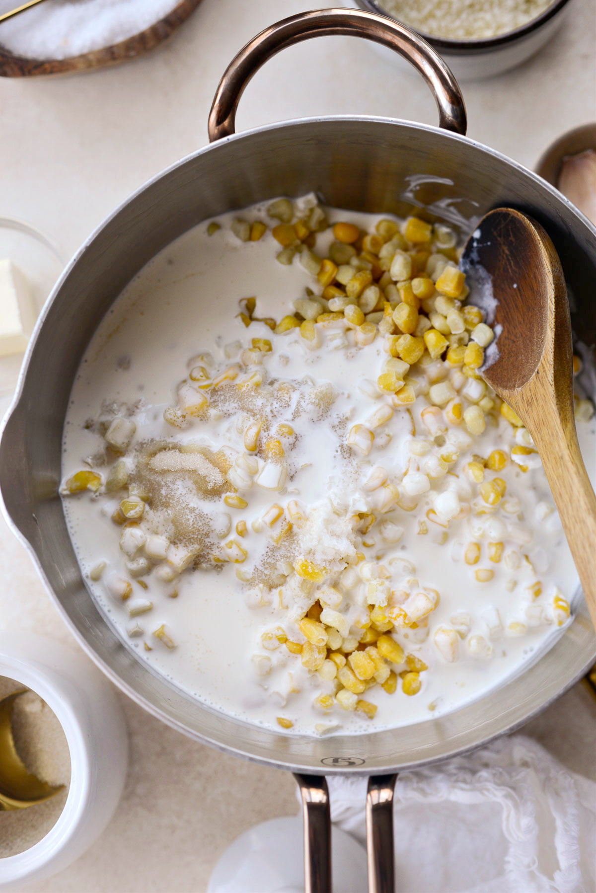 Parmesan Garlic Corn Au Gratin - Simply Scratch