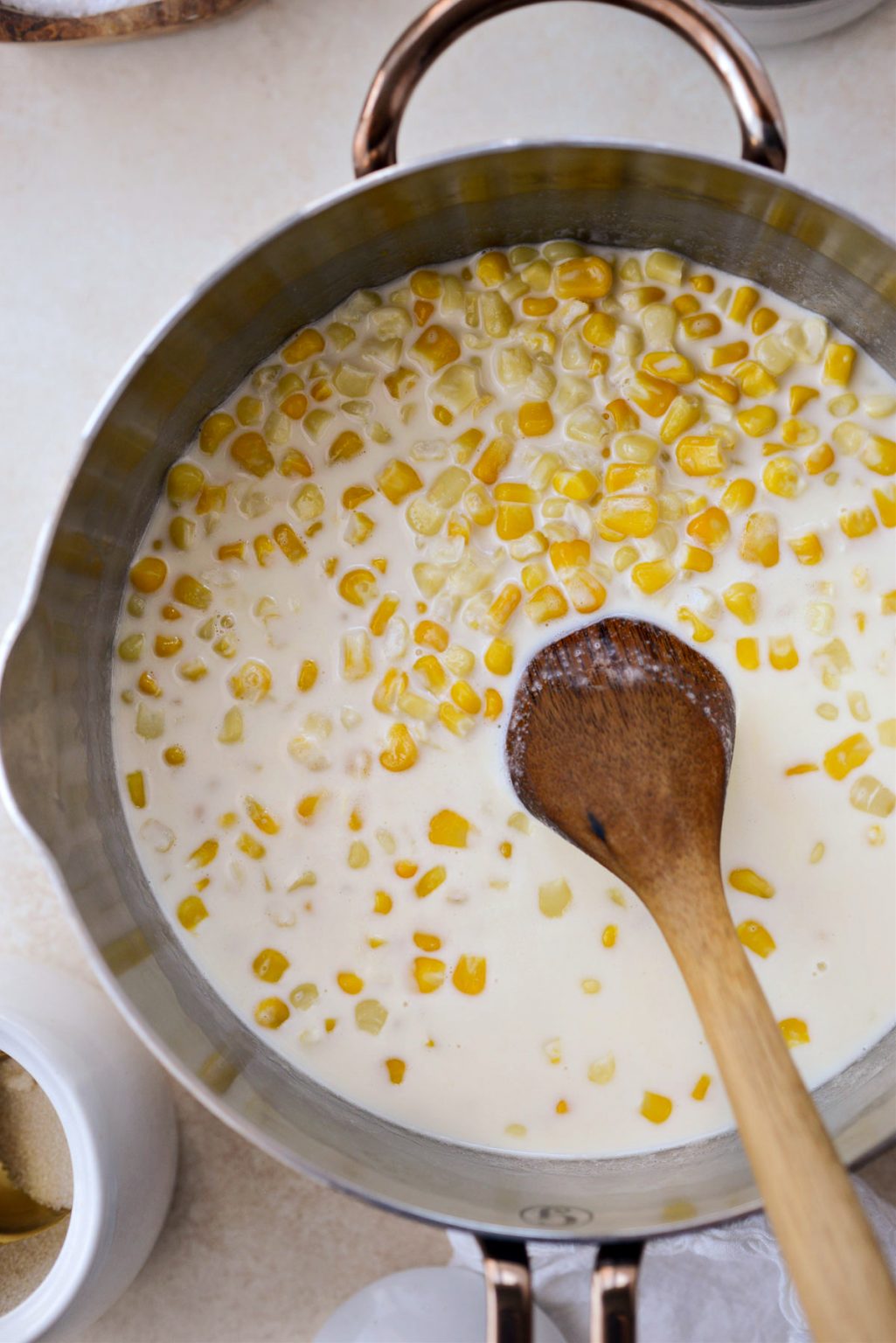 Parmesan Garlic Corn Au Gratin - Simply Scratch